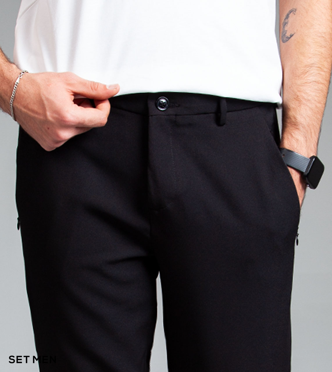 شلوار اسلش پارچه ای | پوشاک مردانه ست من